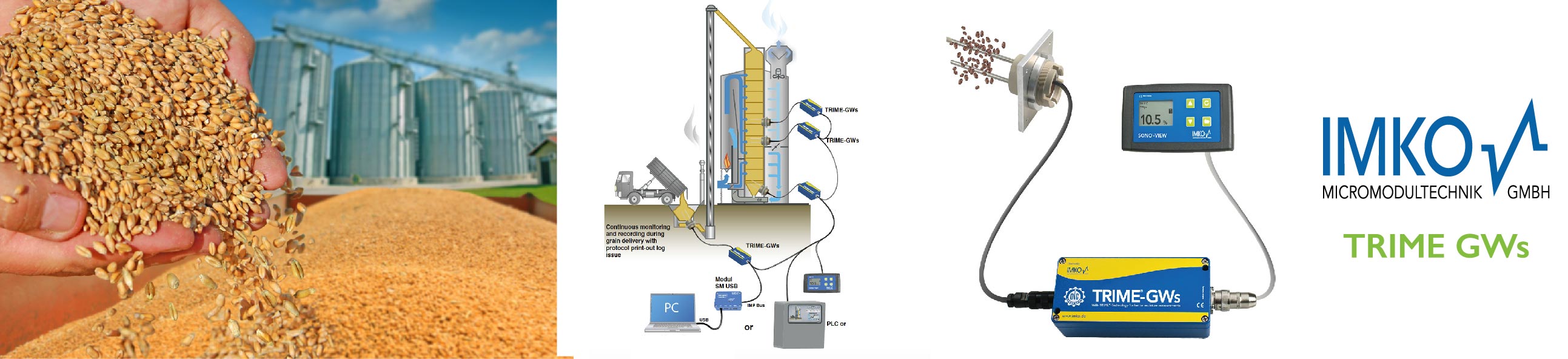 Humedad en Granos y Semillas - Medición Contínua en Secadoras y Transporte